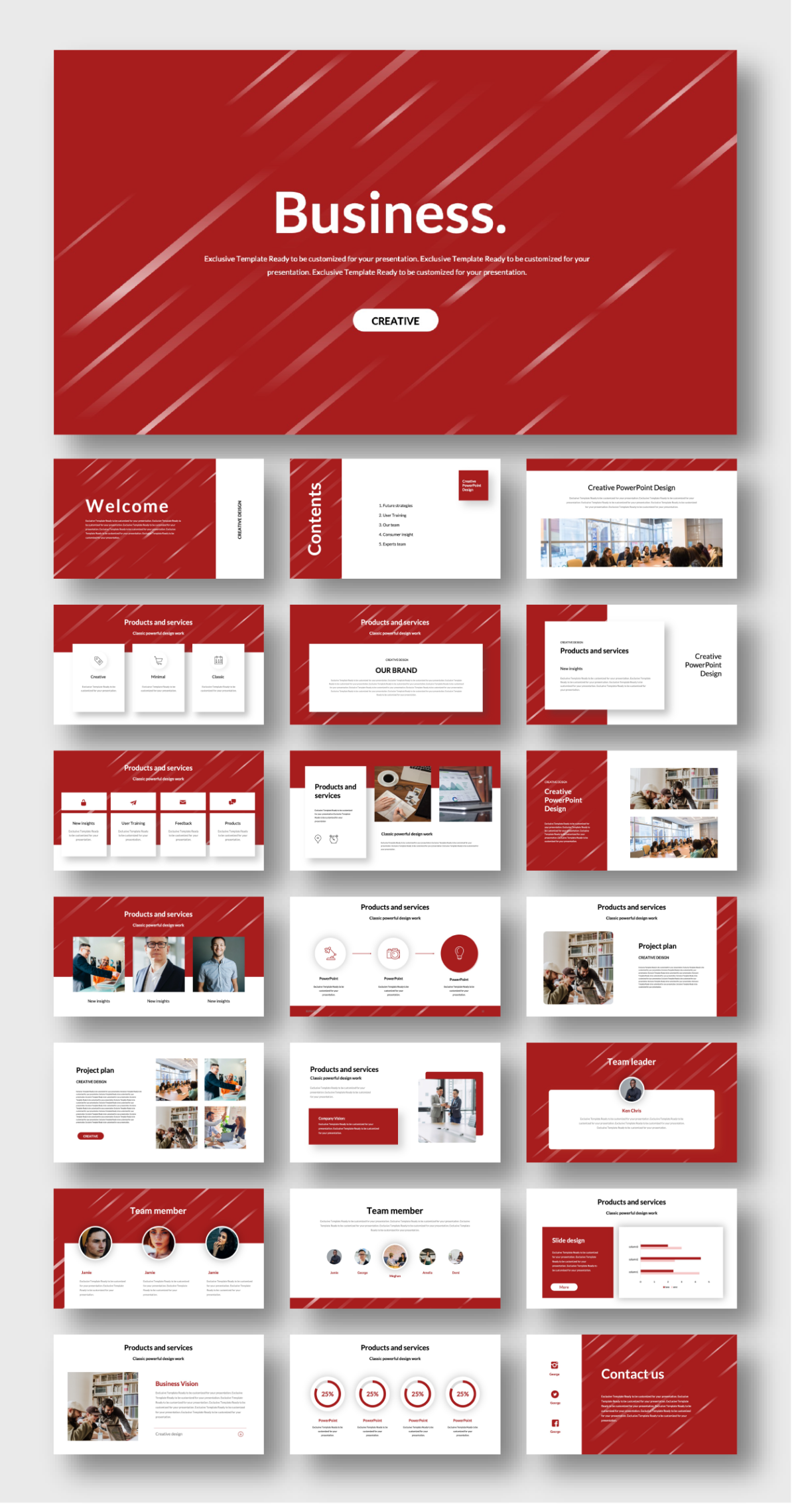 Business Premium Creative Presentation Template – Original and High ...