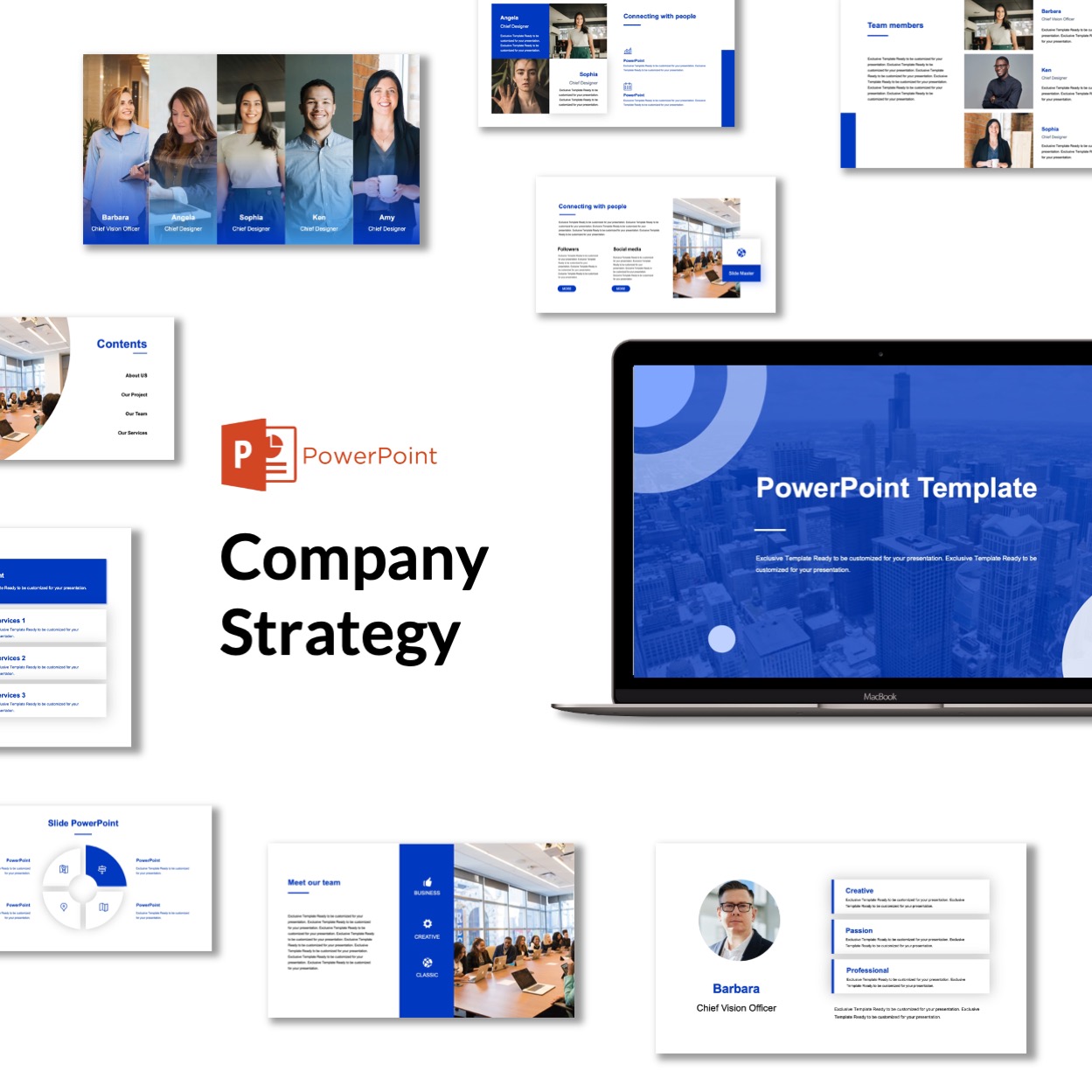 Business Company Strategy Presentation Template – Original and High ...