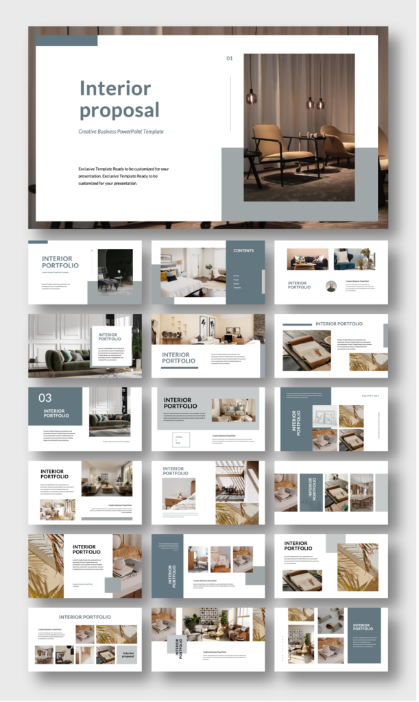 Premium Interior Design PowerPoint Template – Original and High Quality ...