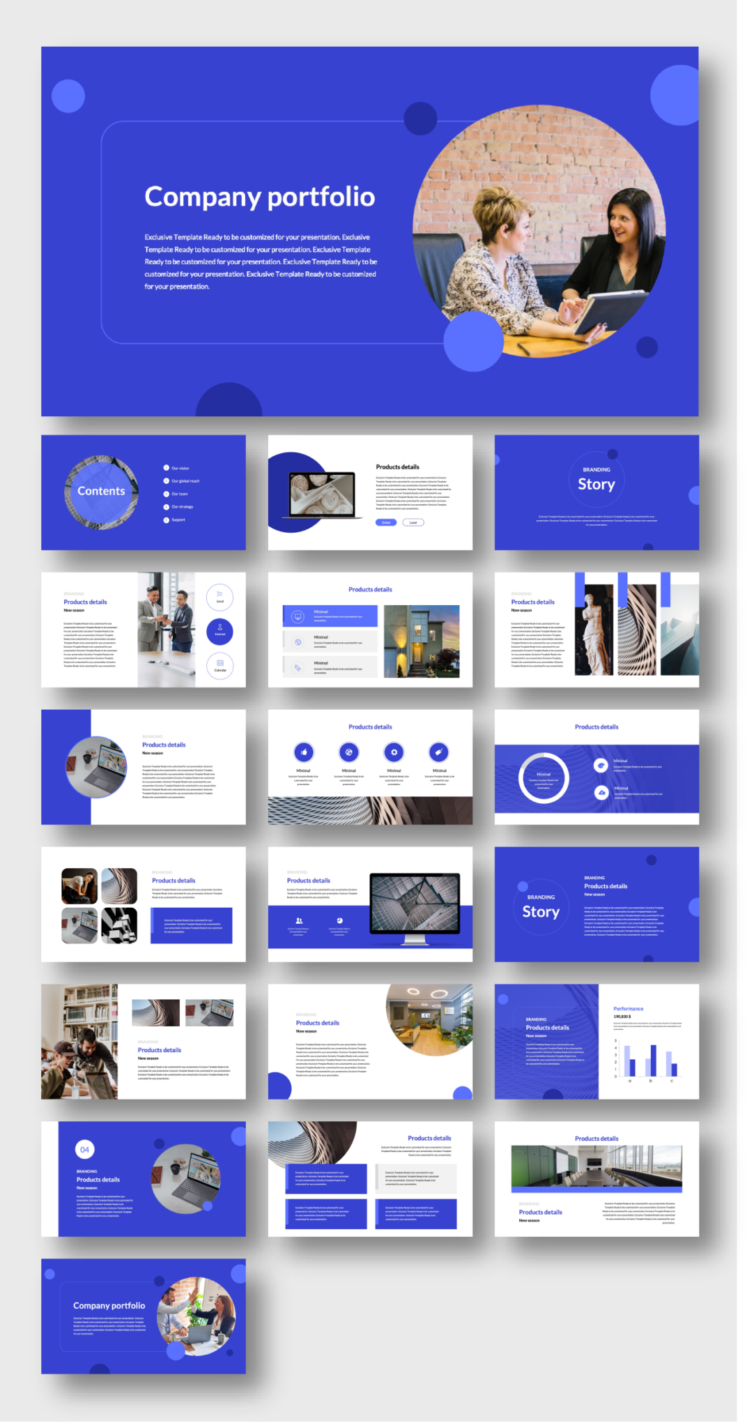 Company Corporate Project Presentation Template – Original and High ...