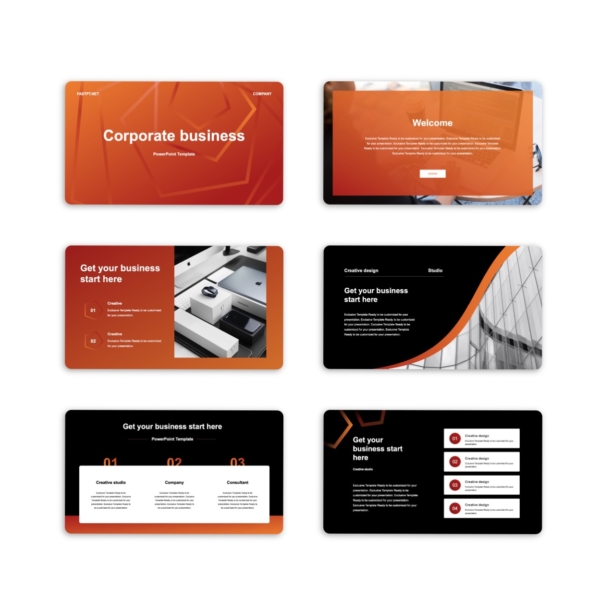 2 in 1 Powerful Business Presentation Template – Original and High ...
