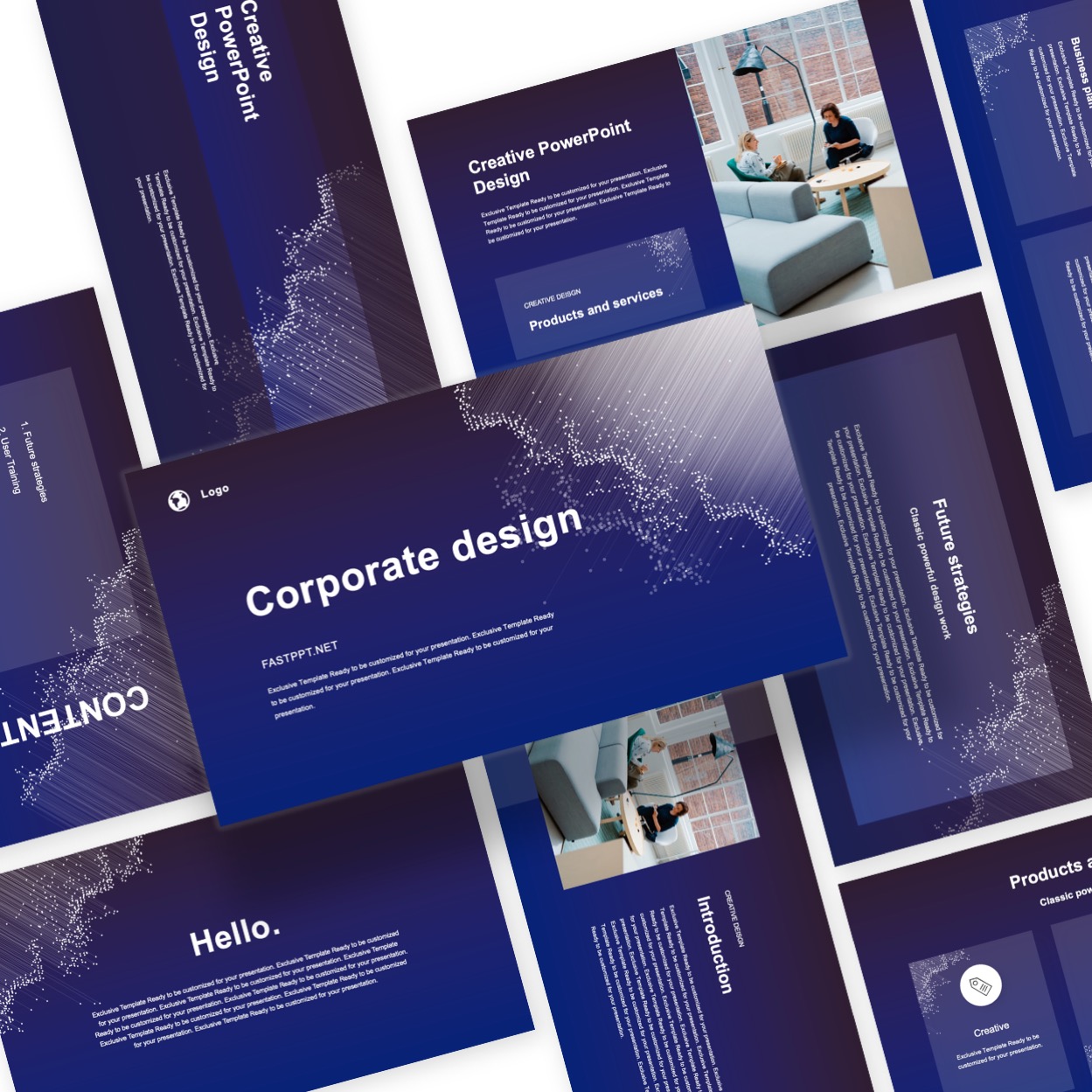 Creative Beautiful Branding Design Presentation Template – Original and ...