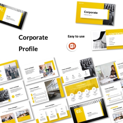 Minimal Corporate Professional PowerPoint Template – Original and High ...