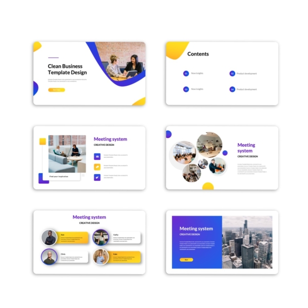 Watercolor Creative Minimal Report Presentation Template – Original and ...