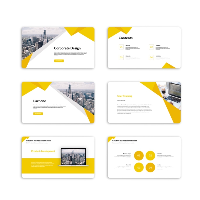 Artist Minimal Creative Professional PowerPoint Template – Original and ...