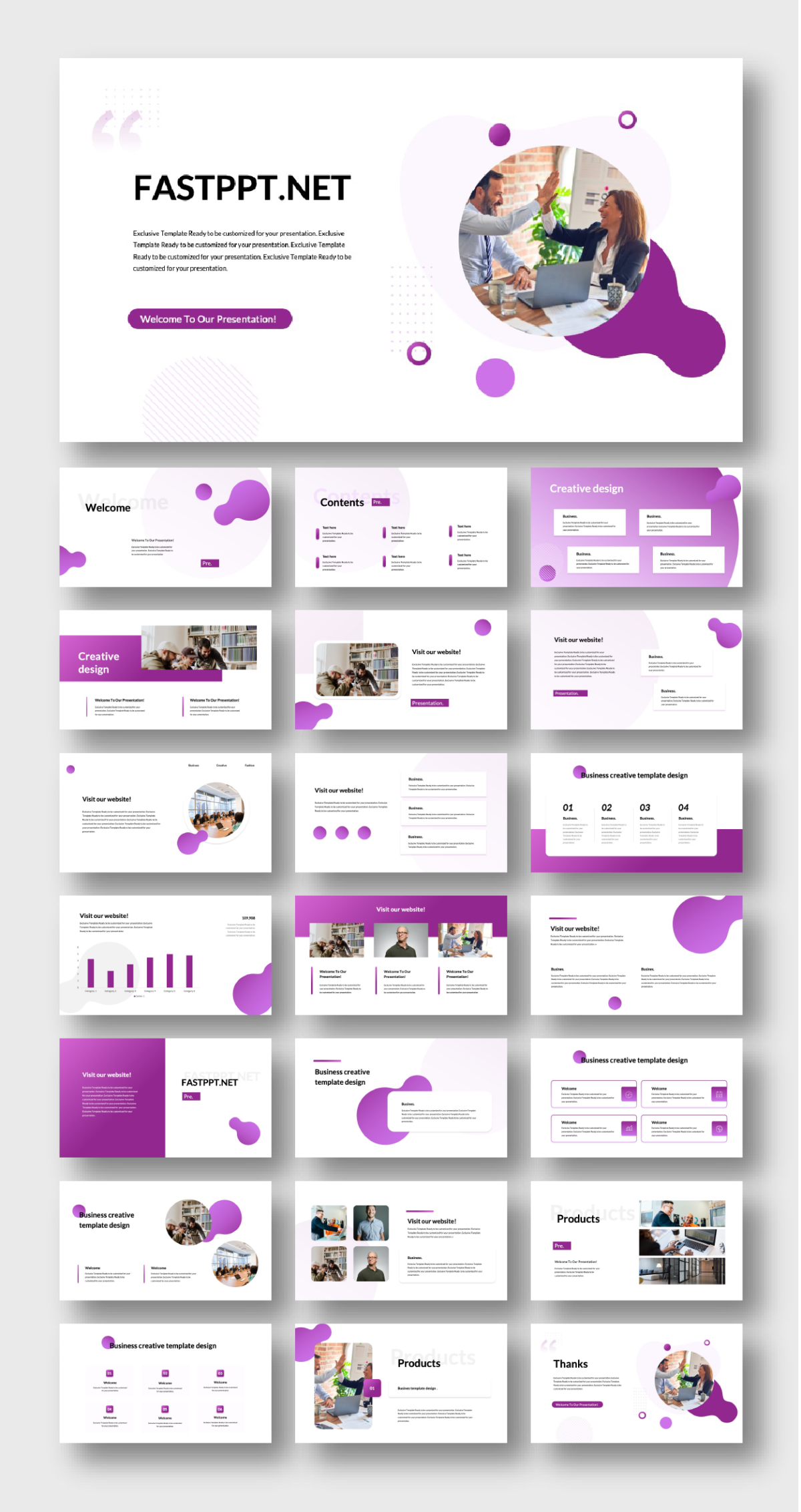 Project Business Corporate Report Presentation Template – Original and ...