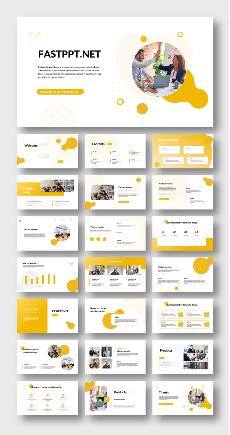 Project Business Corporate Report Presentation Template – Original and ...