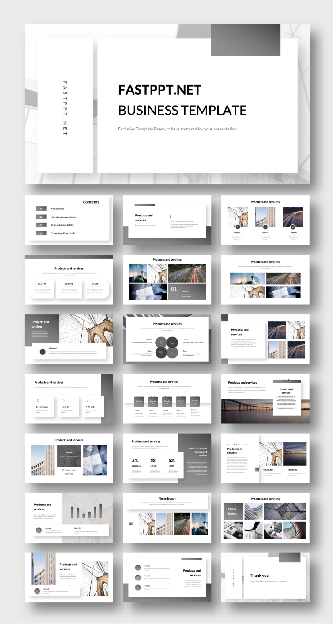Annual Report Minimalism Powerful Presentation Template – Original and ...