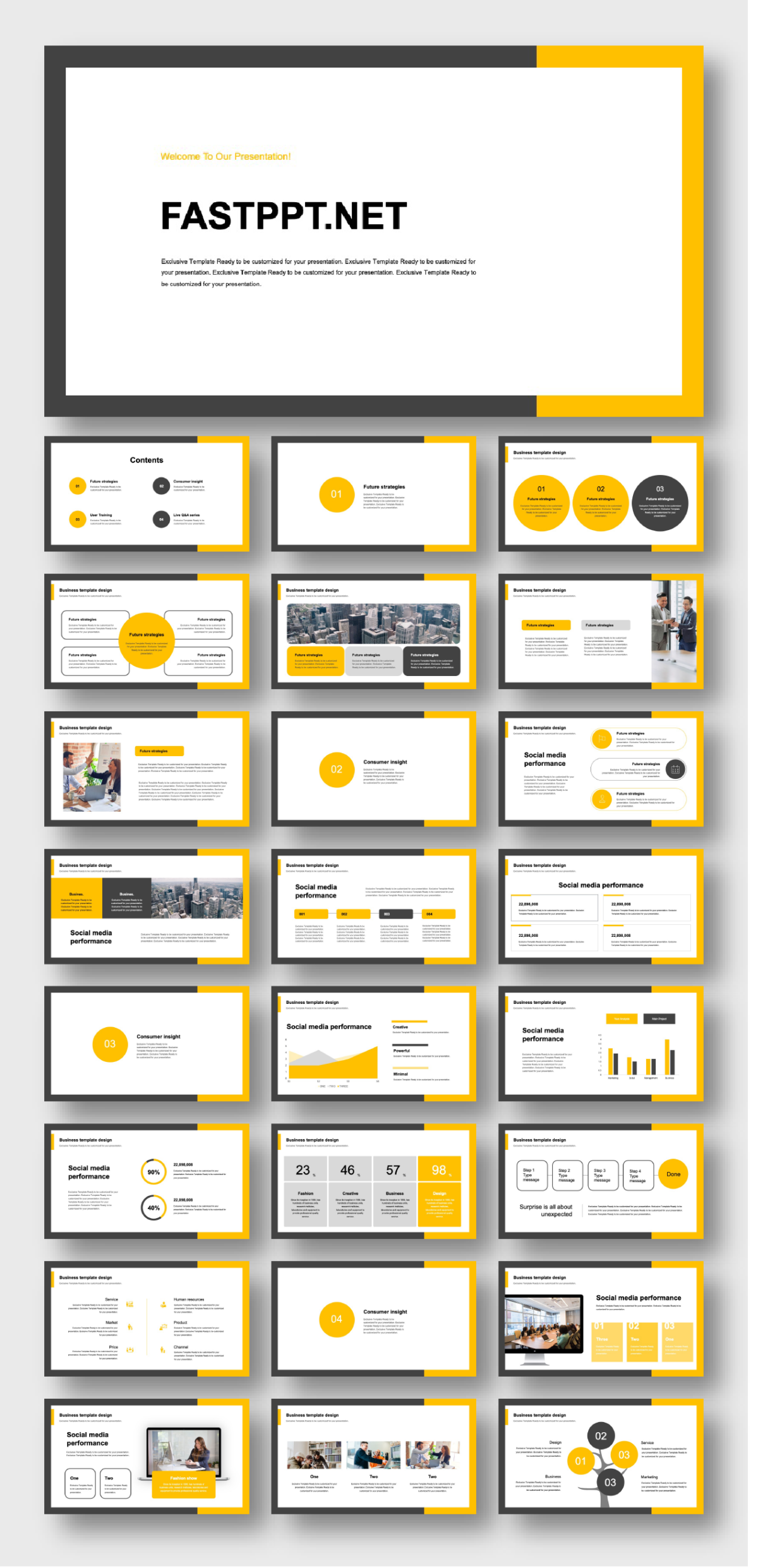 Creative Minimal Project Reporting Presentation Template – Original and ...