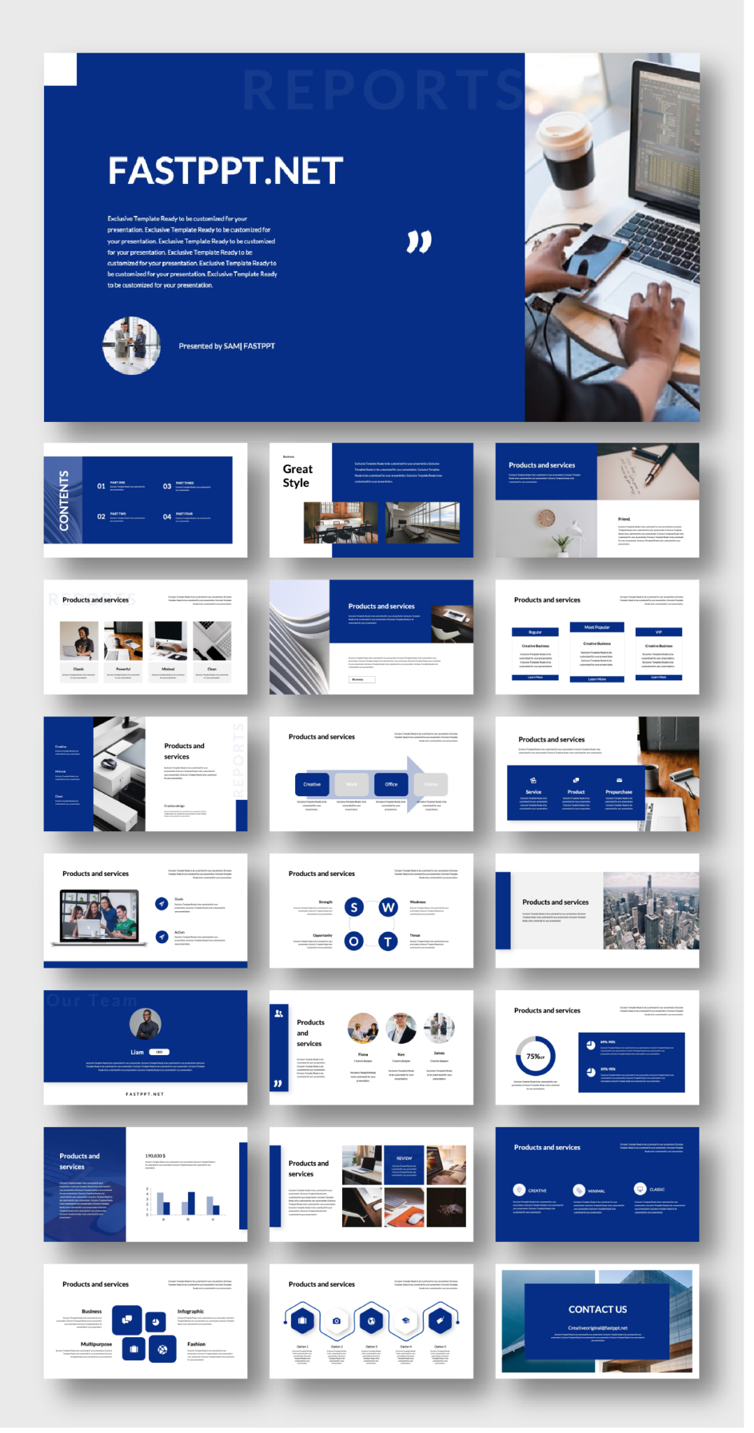 Simple Magazine Style Creative Presentation Template – Original and ...