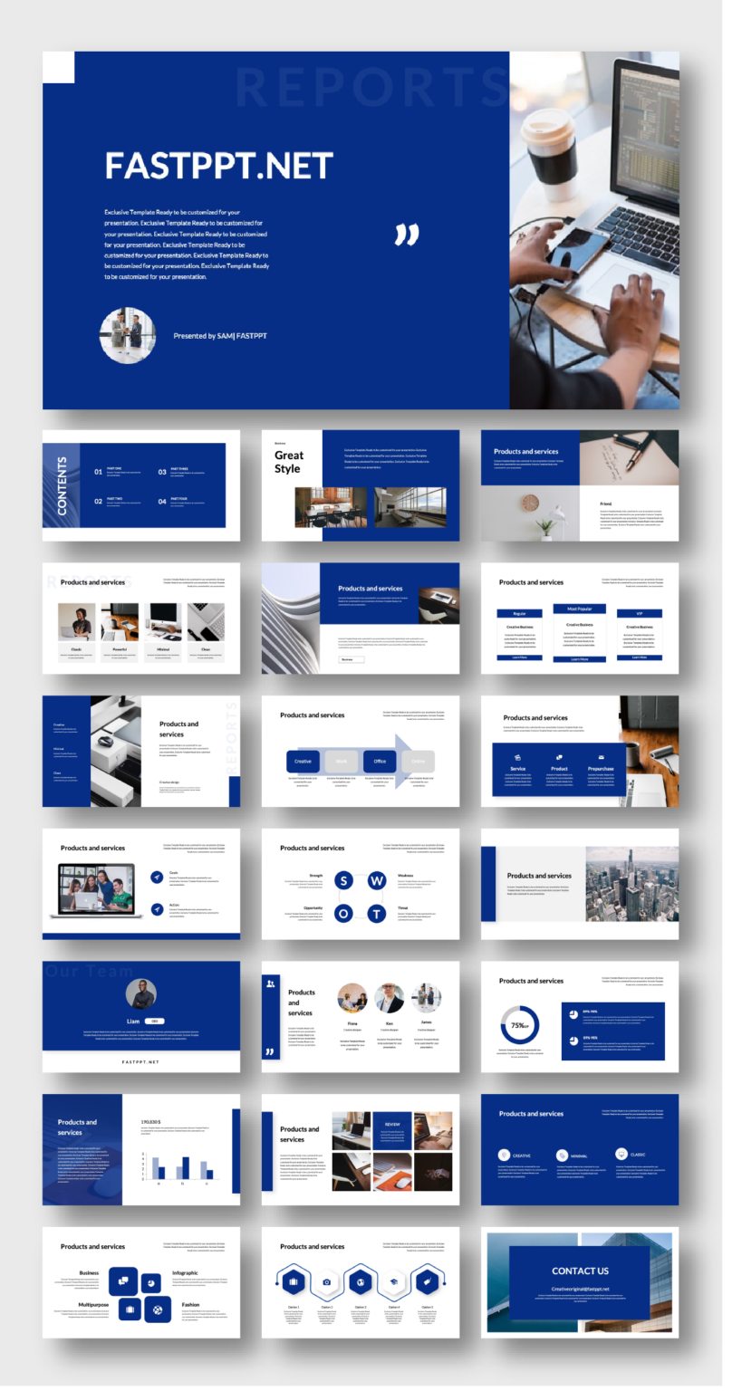 Simple Magazine Style Creative Presentation Template – Original and ...