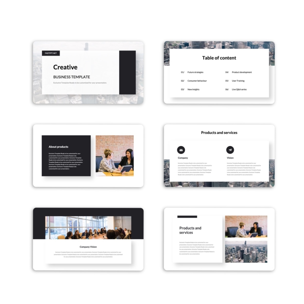 Creative Corporate Minimal Design Presentation Template – Original and ...