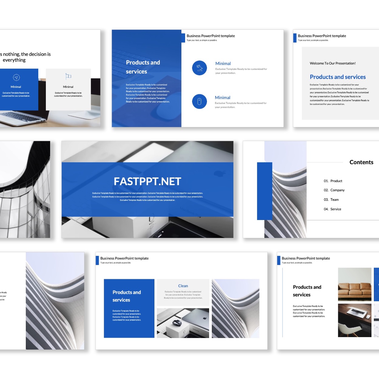 Minimalist Clean Reports Presentation Template – Original and High ...