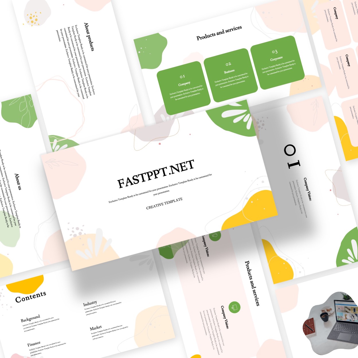 Simple Modern Art Trending Presentation Template – Original and High ...