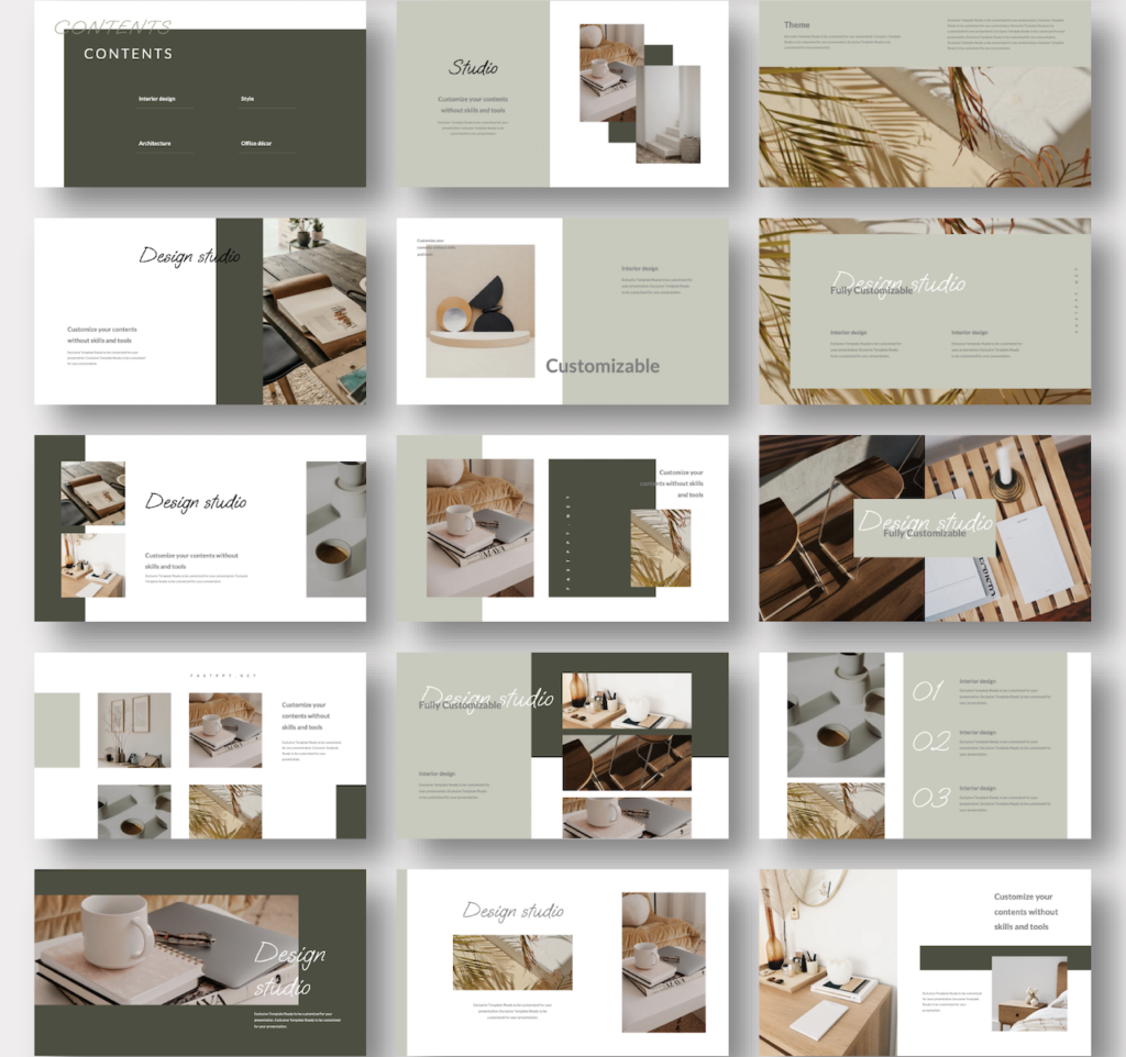 Elegant Minimal Interior Design Presentation Template – 2026 Trending ...