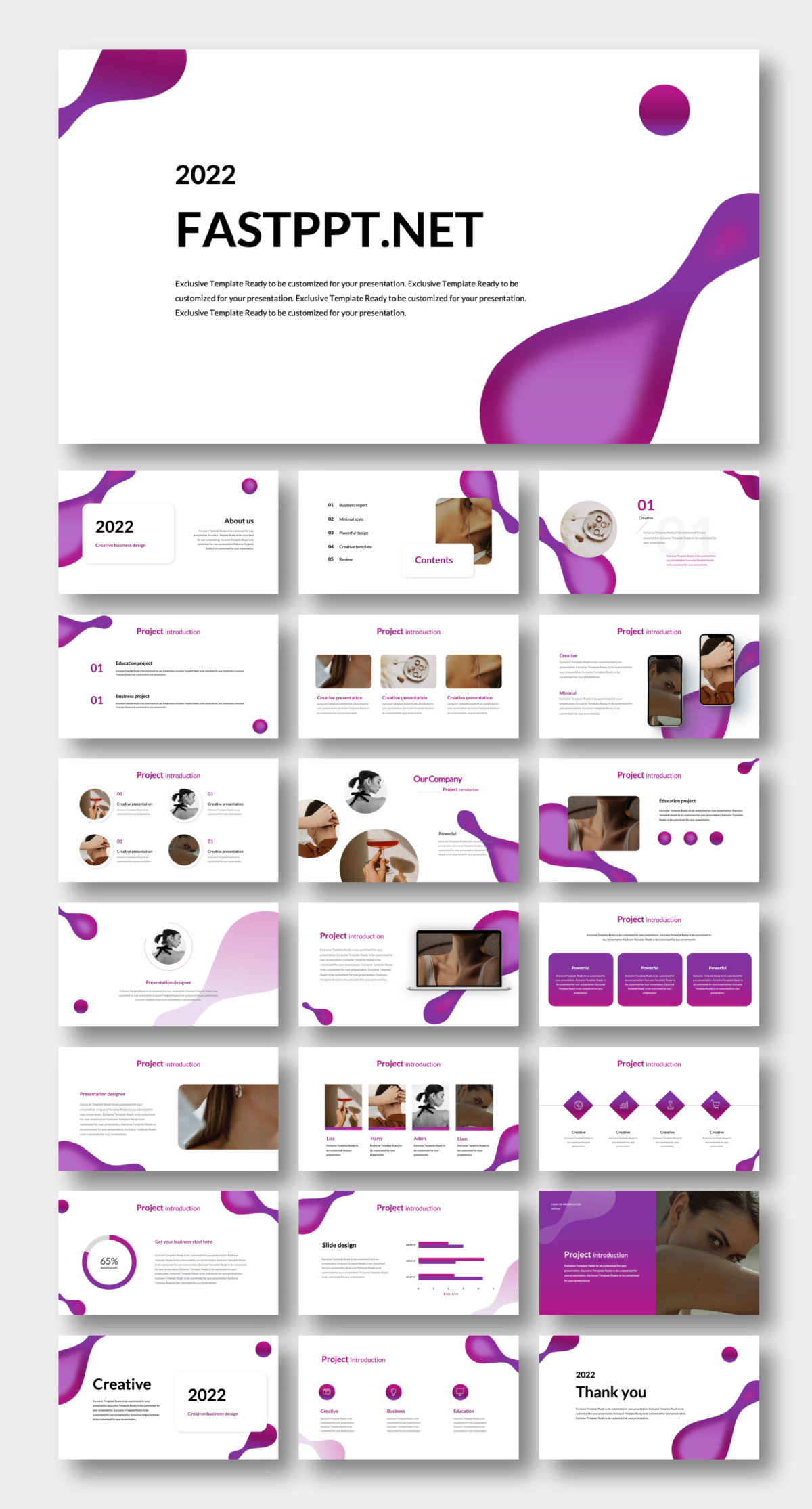 Fashion Chic Creative Brand PowerPoint Template – Original and High ...