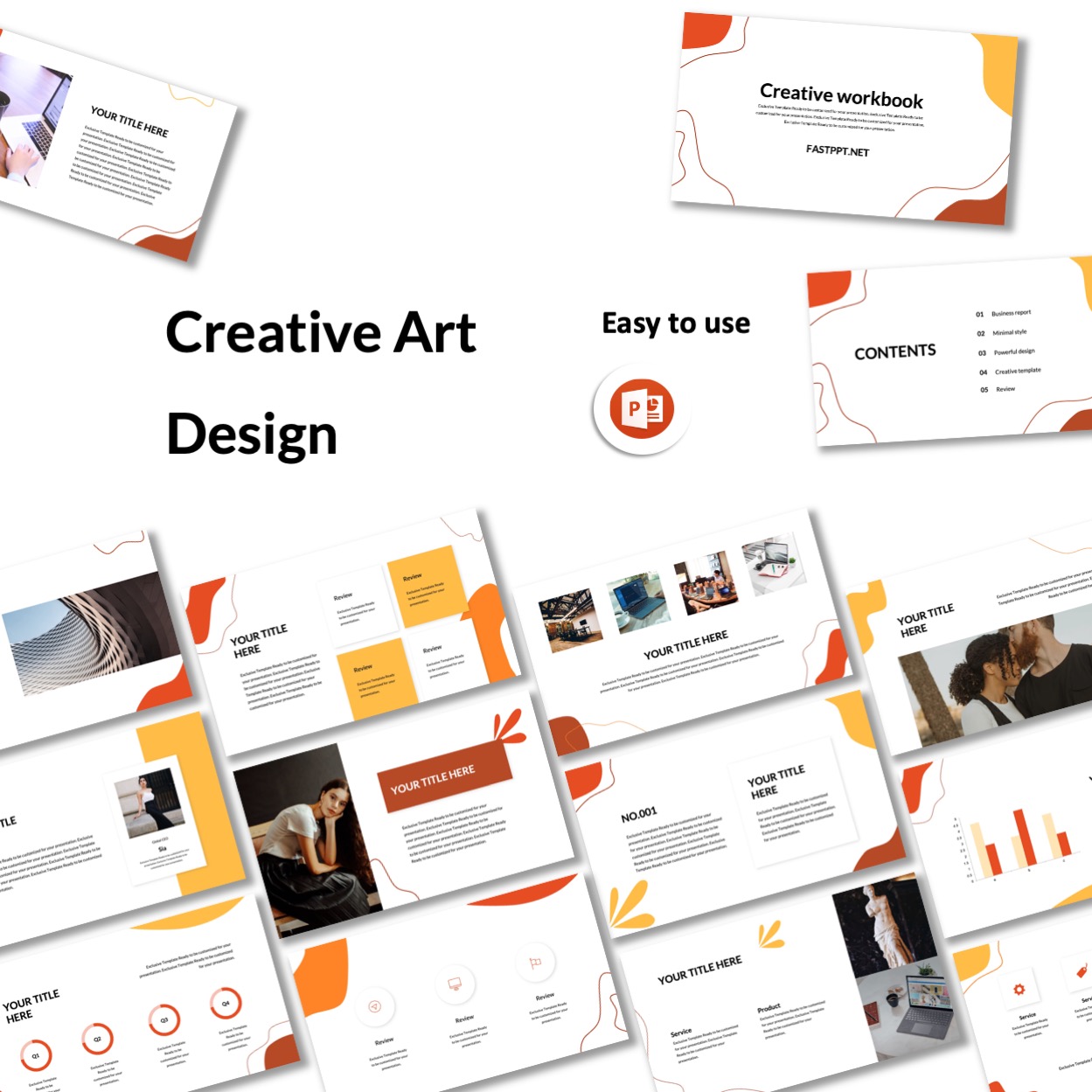 Creative Art Design Elegant PowerPoint Template – Original and High ...