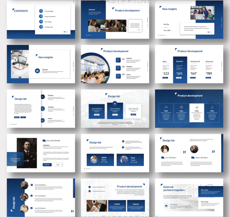 Creative Corporate Minimal Design Presentation Template – Original and ...