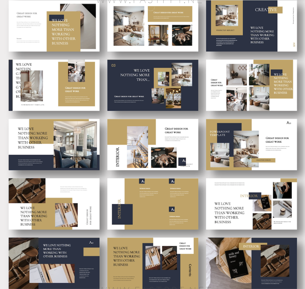 Creative Elegant Powerful Interior Presentation Template – Original and ...