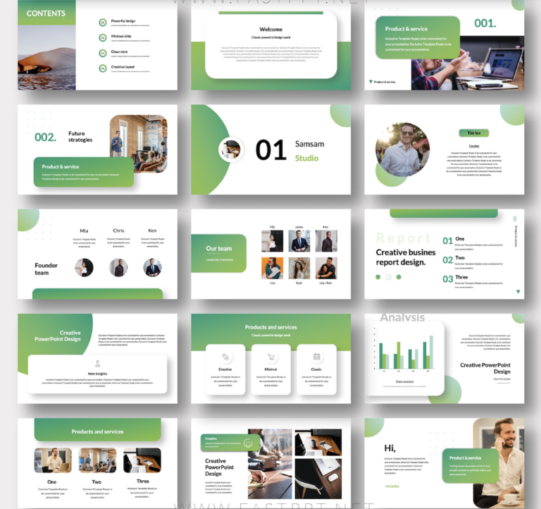 Modern Finance Solution PowerPoint Presentation Template – Original and ...