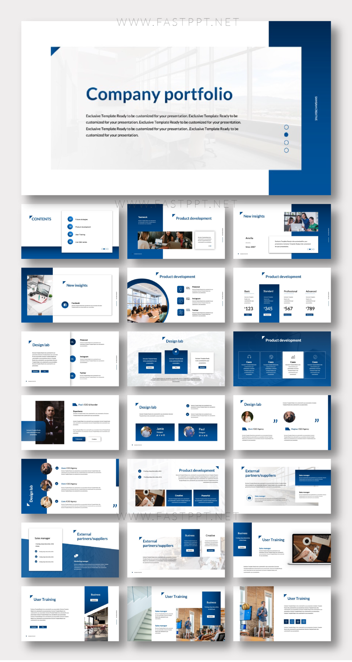 Creative Corporate Minimal Design Presentation Template – Original and ...
