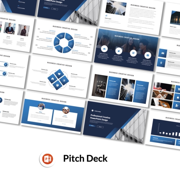 Dark Blue Business Professional Presentation Template – Original and ...