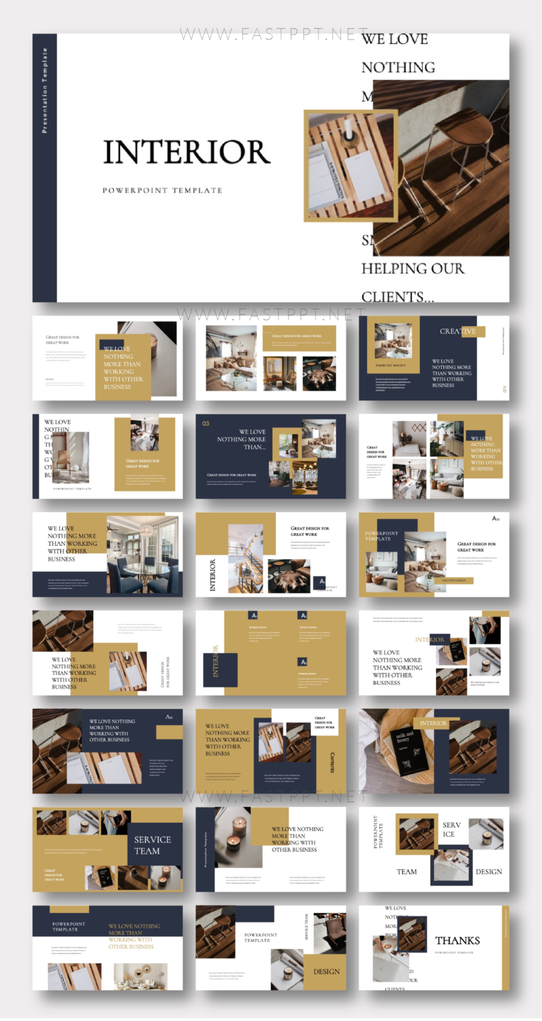 Creative Elegant Powerful Interior Presentation Template – Original and ...