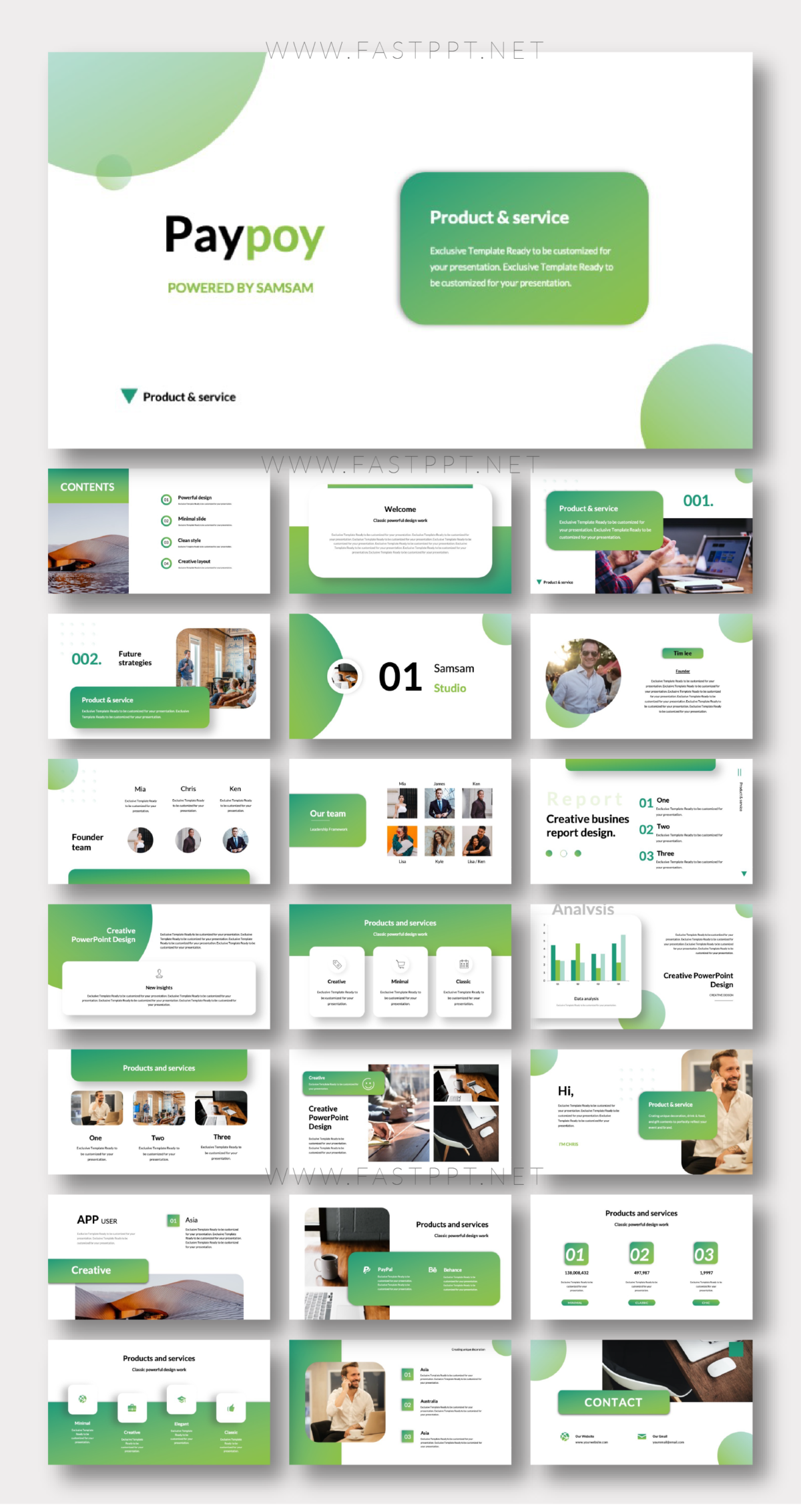 Modern Finance Solution PowerPoint Presentation Template – Original and ...