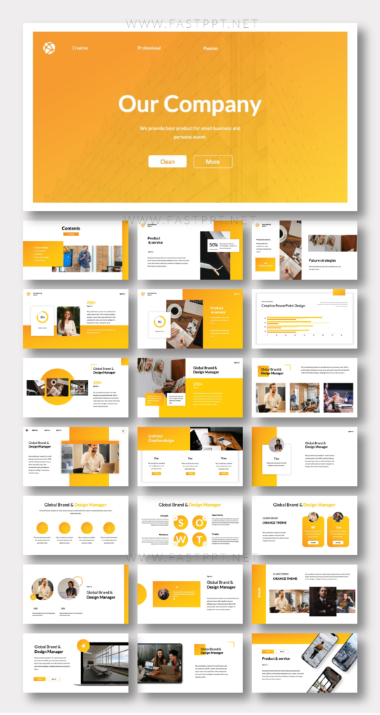 Successful Report Presentation Template Powerful Creative – Original ...