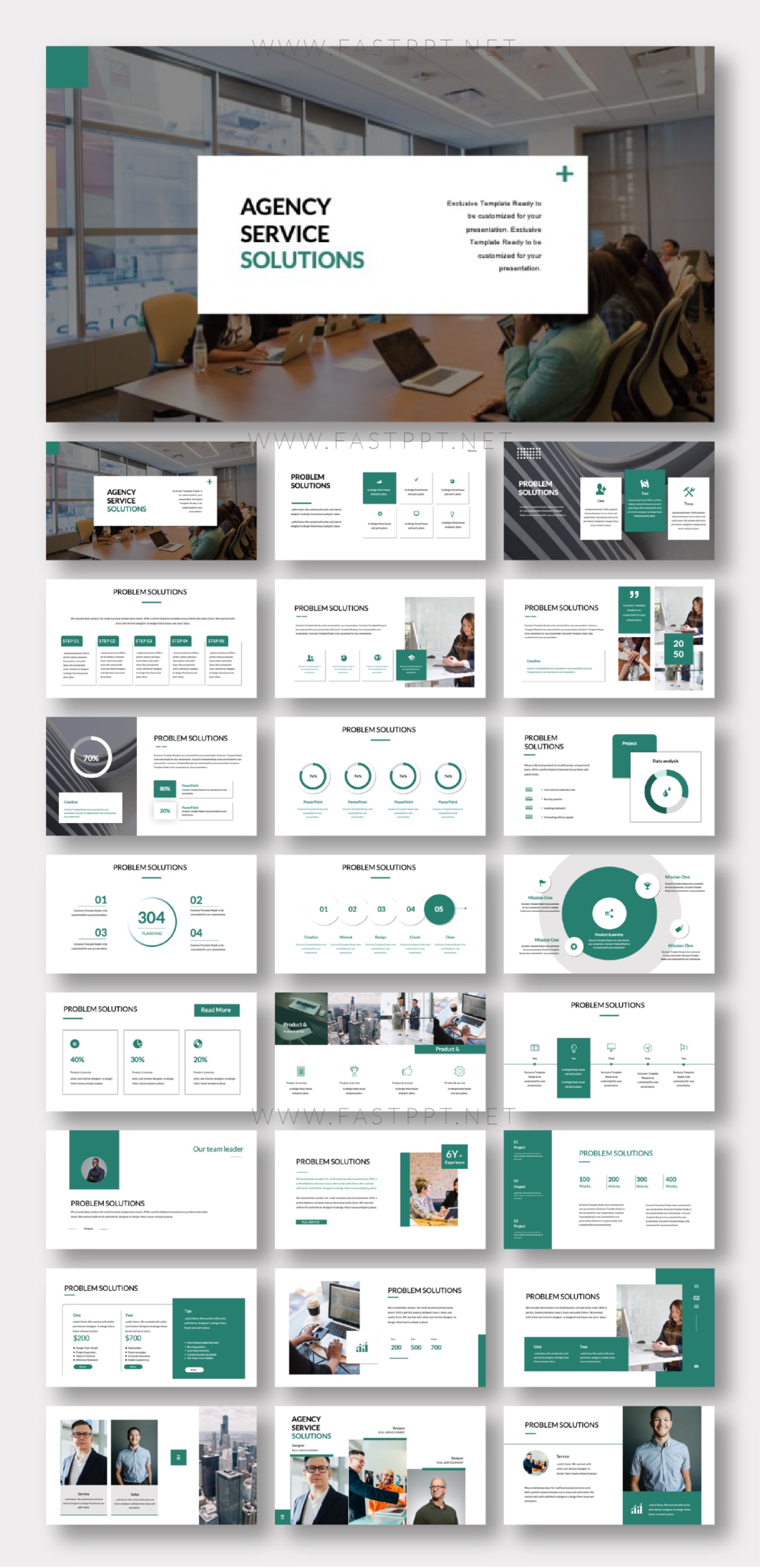 Company Consultant Project Presentation PowerPoint Template – Original ...