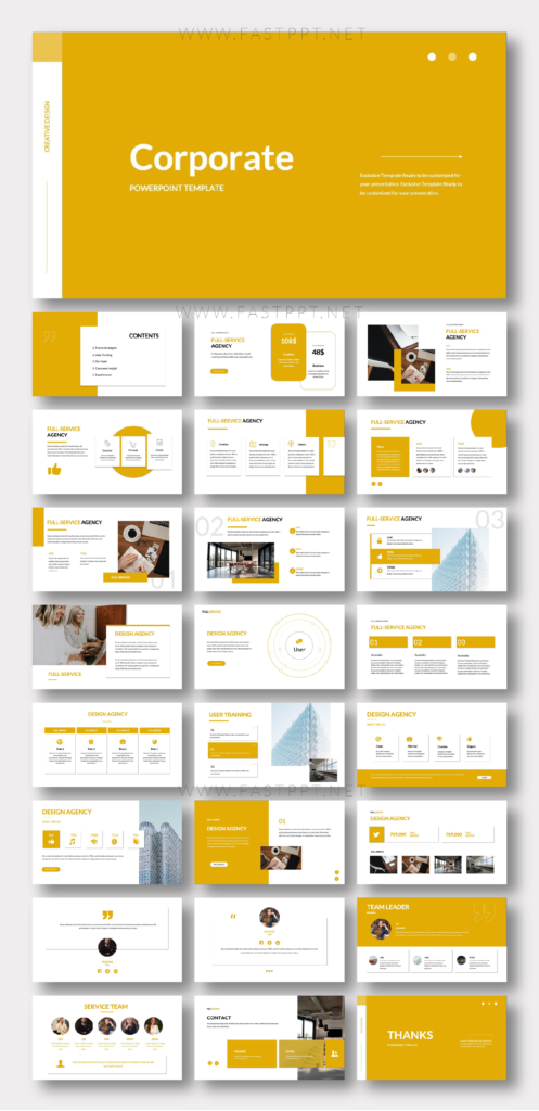 Creative Modern Business Report Presentation Template – Original and ...