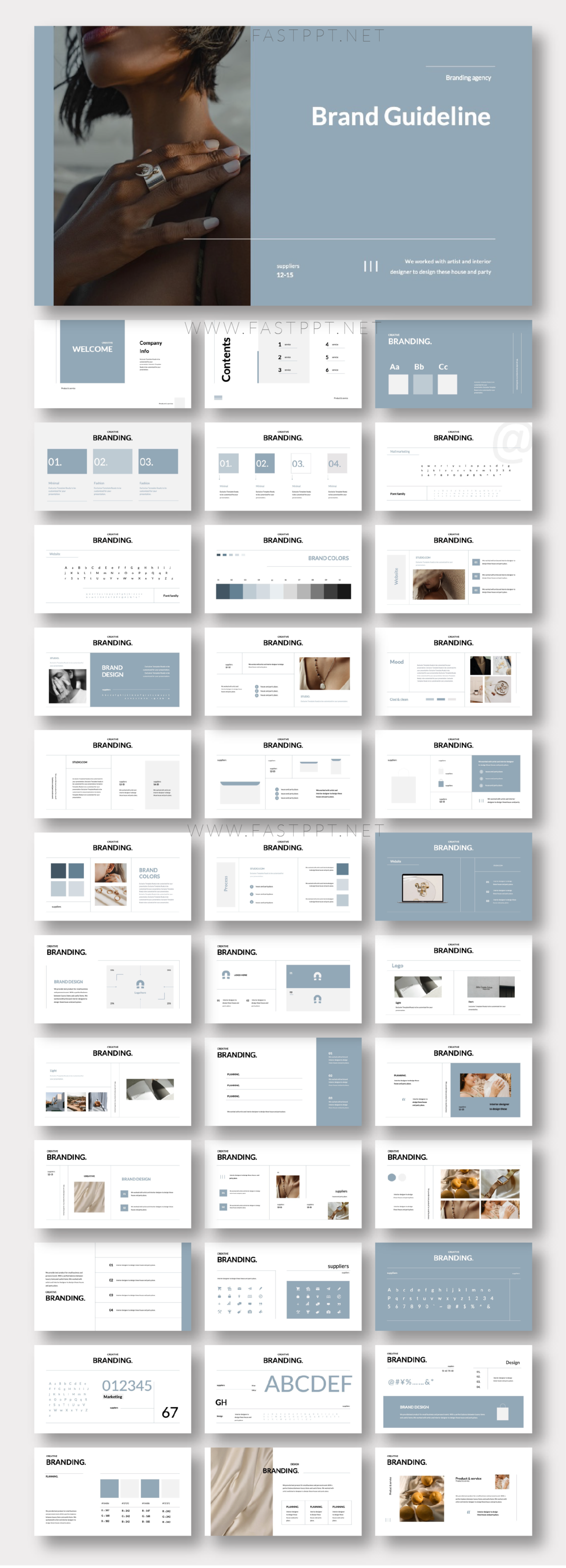 Creative Brand Guideline Presentation Template – Original and High ...