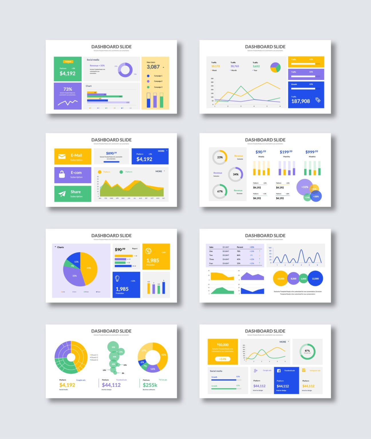 Dashboard Infographic Presentation Template – Original and High Quality ...