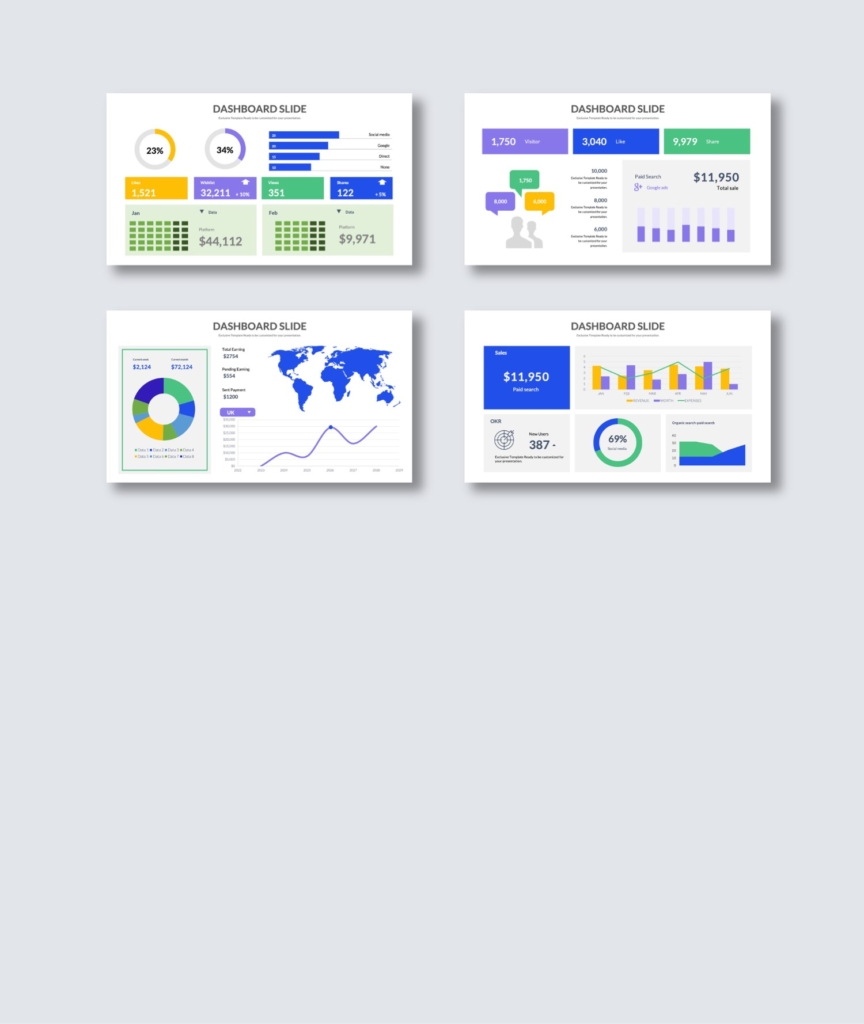 Dashboard Infographic Presentation Template – Original and High Quality ...