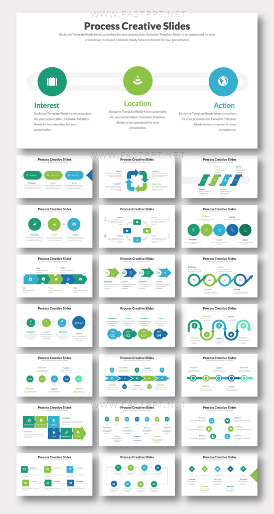 Process Creative Infographic Slides – Original and High Quality ...