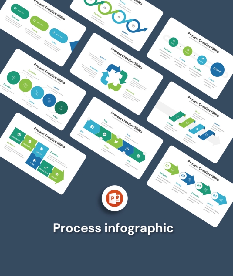 Process Creative Infographic Slides – Original and High Quality ...