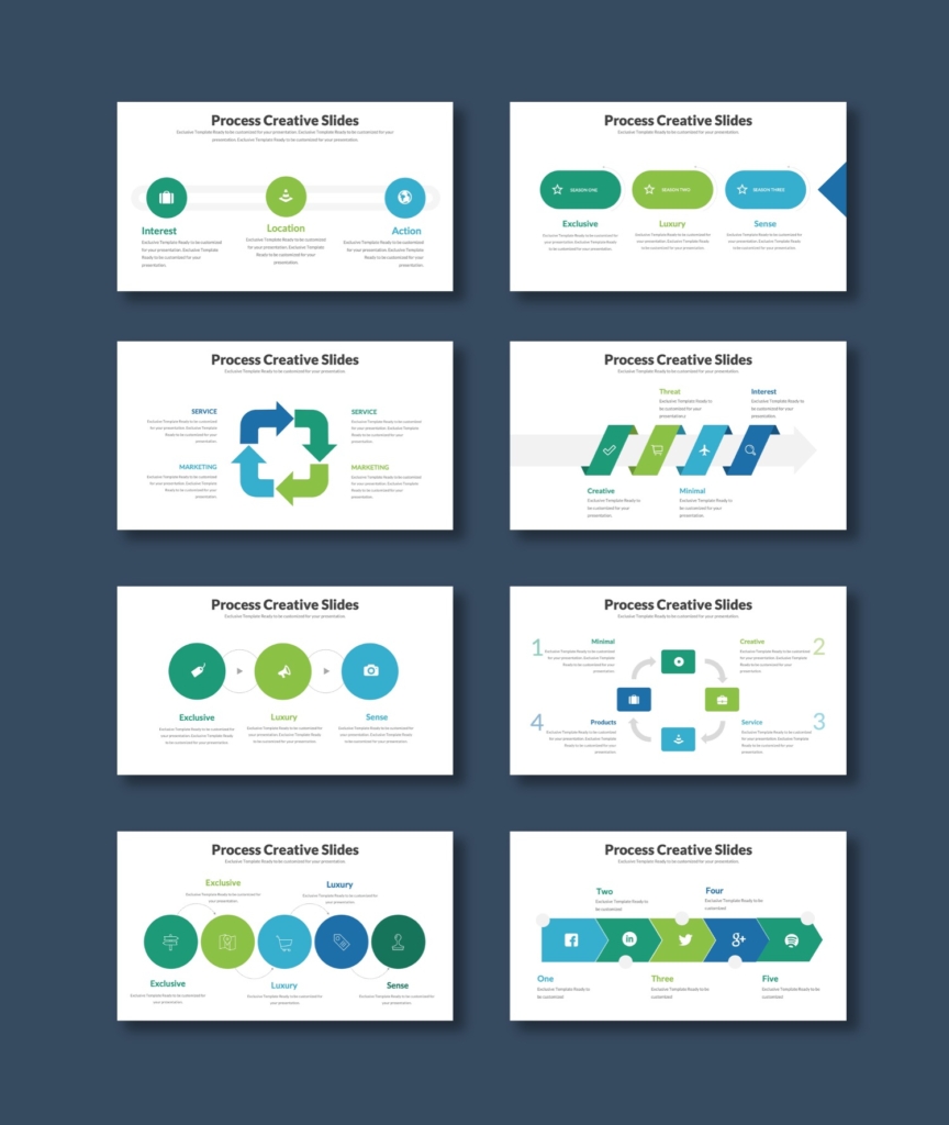 Process Creative Infographic Slides – Original and High Quality ...