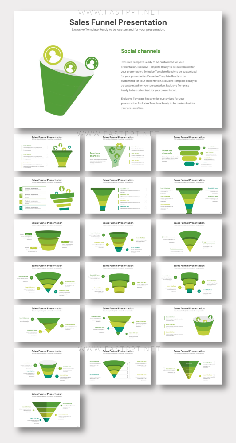 Sales Funnel Presentation Template – 2026 Trending PowerPoint Templates
