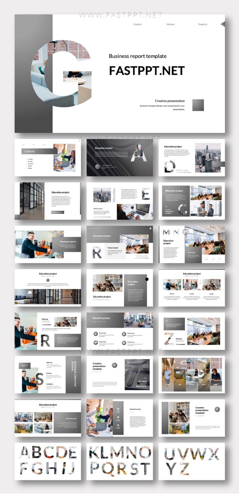 Business Photo Layout Creative Presentation Template – Original and ...