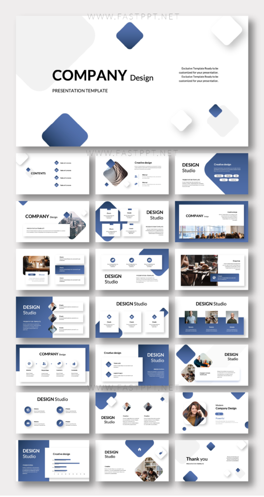 Company Introduction Business Design Presentation Template – Original ...