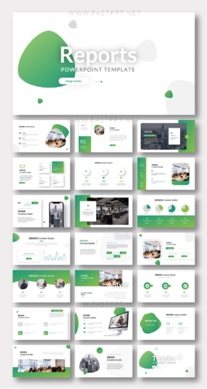Beautiful Business Report Presentation Template – Original and High ...