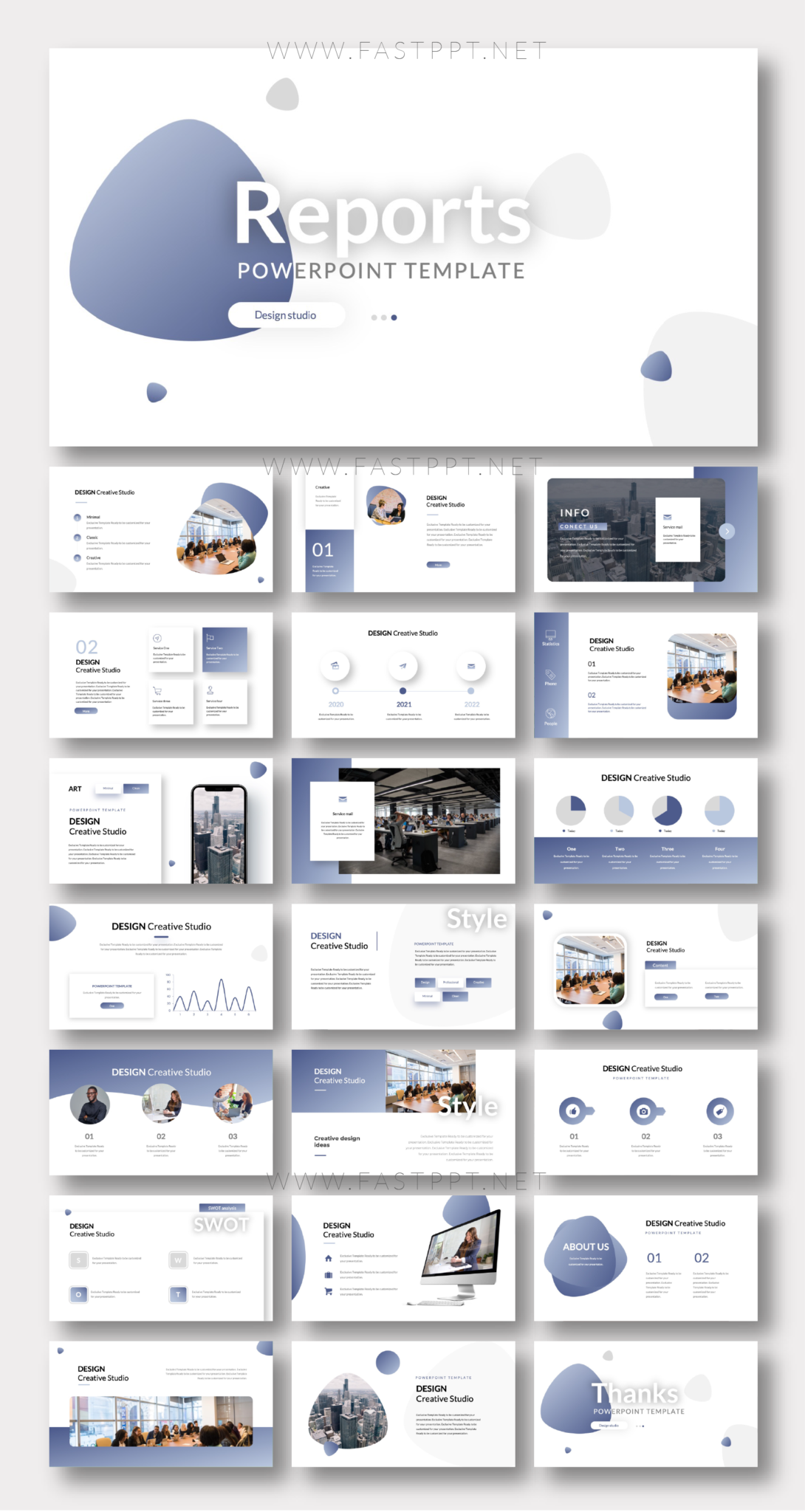 Beautiful Business Report Presentation Template – Original and High ...