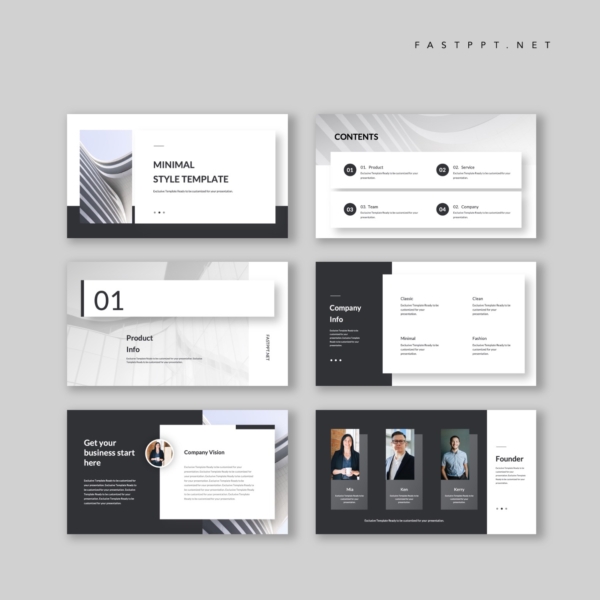 Minimalist Elegant Business Presentation Template – Original and High ...