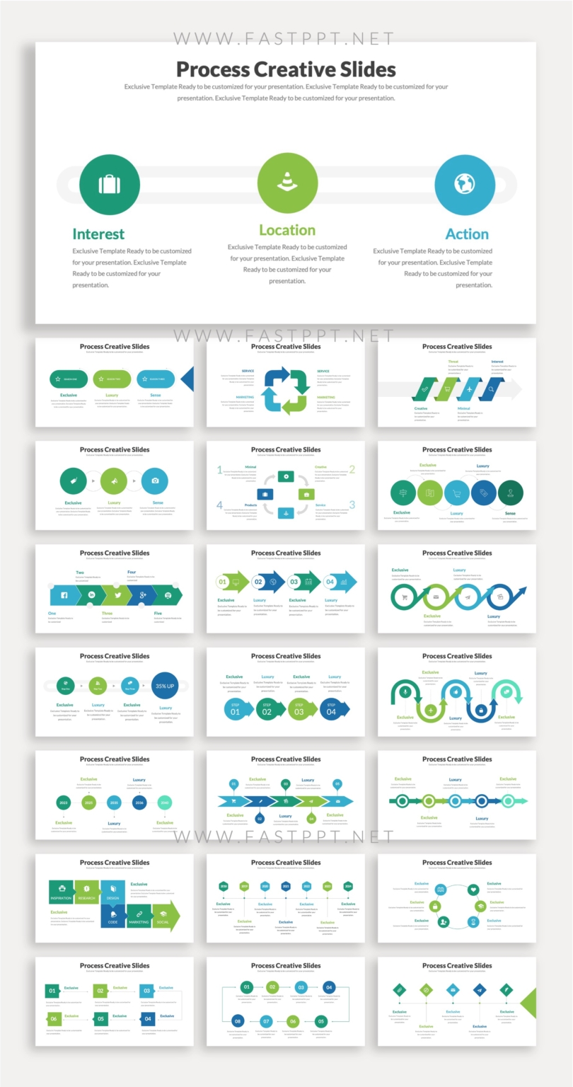 Process Creative Infographic Slides – Original and High Quality ...
