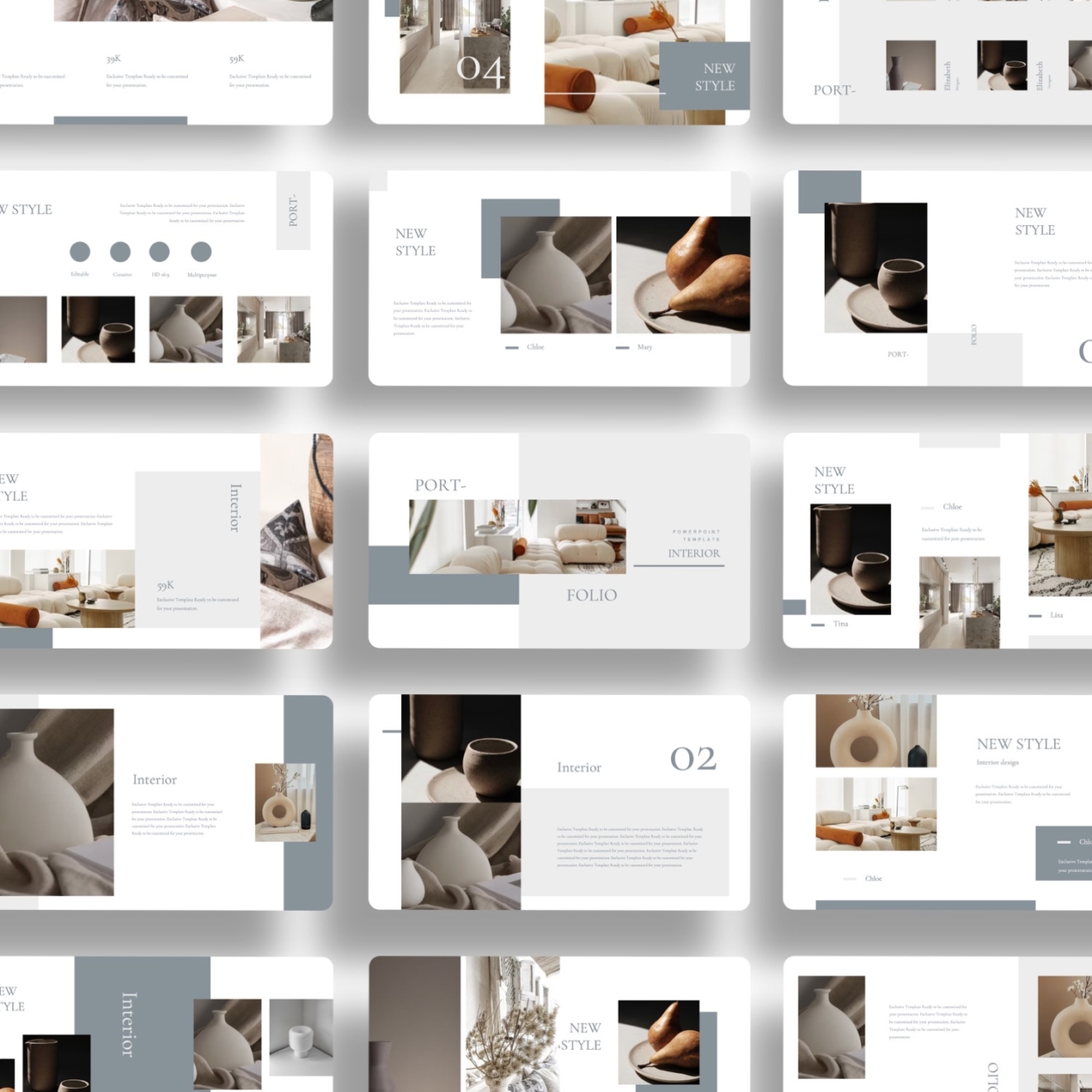 Interior Studio Portfolio Presentation Template – Original and High ...