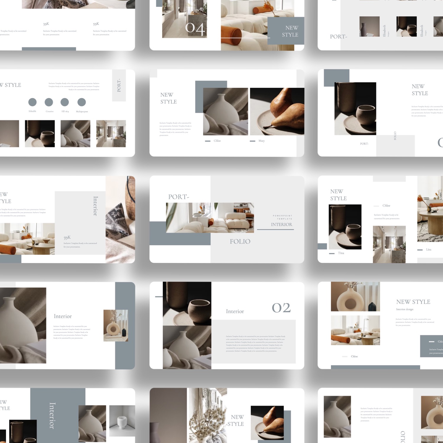 Interior Studio Portfolio Presentation Template – Original and High ...