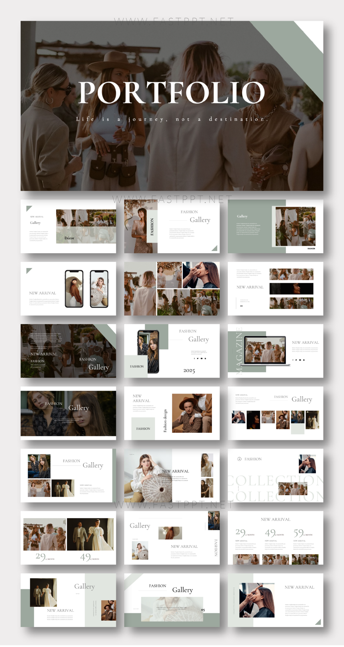 Fashion Event Creative Presentation Template – Original and High ...