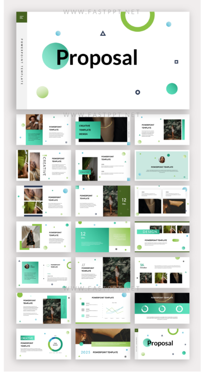 Creative Art Proposal PowerPoint Template – Original and High Quality ...
