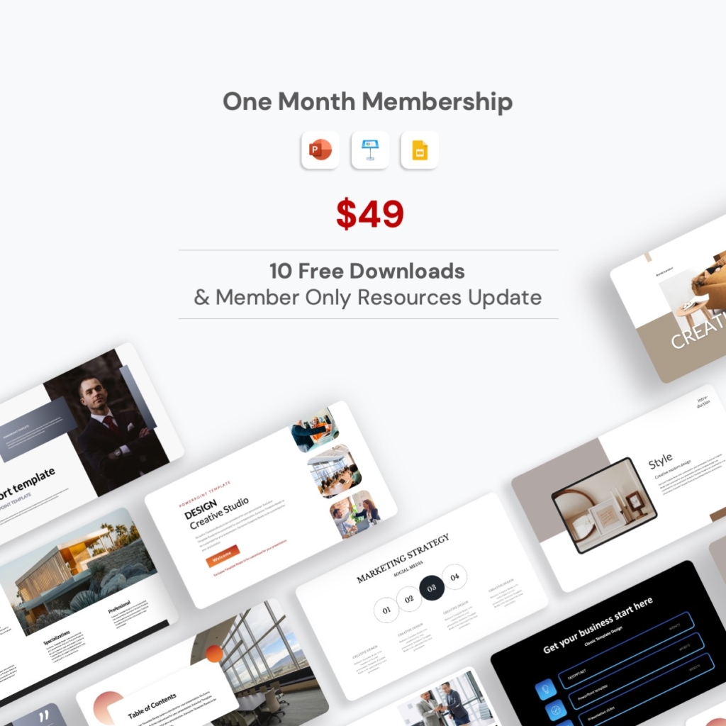 Membership Plan – Original and High Quality PowerPoint Templates