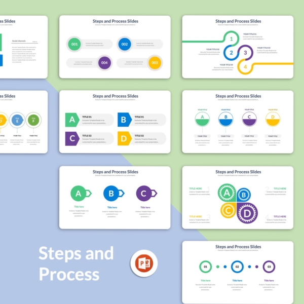 Steps and Process Slides Template – 2026 Trending PowerPoint Templates